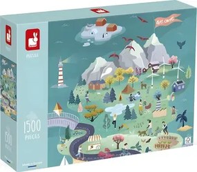 JANOD Puzzle Výlet na ostrov Harmony / 1500 dílků / 58 x 85 cm