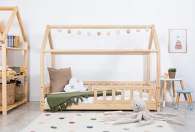 Dětská postel Ourbaby House bed Tea 160x80 cm přírodní