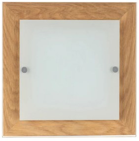 Nástěnné svítidlo Finn 1xLED integrované 14W Oiled Oak/White/Transparent