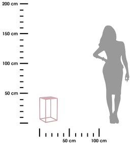 Stojan na květiny 40x24 cm růžová