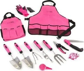SIXTOL GARDEN PINK 12 / Sada zahradního nářadí / 12 ks