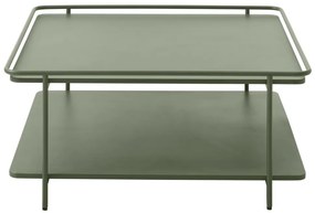 Designový konferenční stolek Harinder 75 cm olivovo-zelený