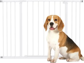 Zábrana na schody/dveře, kovová, bílá D06-058
