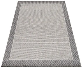Ayyildiz, Kusový koberec Aruba 4905 cream – na ven i na doma, 80x150, šedá, chodba / předsíň
