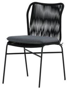Jídelní židle Julian, 4ks, černá