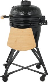 Keramický Kamado BBQ gril BestBerg BBGK-46B / Ø 38,3 cm / černá