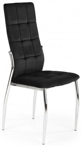 Jídelní židle K416 černá/stříbrná
