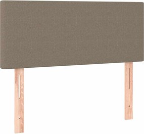 Box spring postel s matrací taupe 90x190 cm textil 3130077