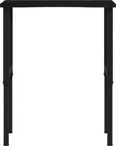 Pracovní stůl tmavě hnědý 80 x 60 x (71,5–98) cm masivní dub 3309698
