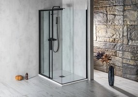Polysan Polysan, ALTIS LINE BLACK obdélníková sprchová zástěna 1400x900 mm, L/P varianta, AL4112BAL6012B