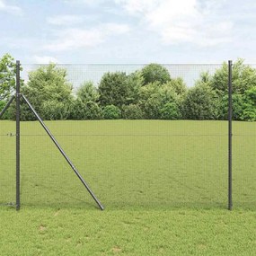 Zemní upevnění svařované drátěné ploty 10 x 1,5 m Šedá Síťovina 3351821