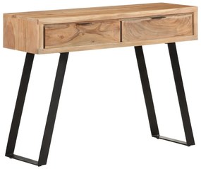 Konzolový stolek 100x35x76 cm masivní akácie s živými hranami 323522