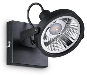 Bodové LED nástěnné svítidlo GLIM, černé Ideal lux GLIM 200231