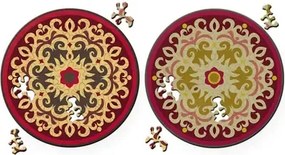 CURIOSI Puzzle Double: Růže / 88 dílků / oboustranné / dřevěné
