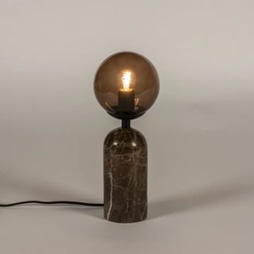 Stolní lampa Gardi Marmor Brown