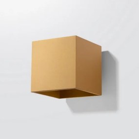 Nástěnné svítidlo SOLLUX QUAD 1 zlaté G9 1x8W bez žárovky SL.1183