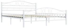 Rám postele bílý kovový 160 x 200 cm,  285304 HangarStore.cz