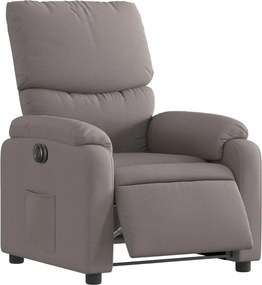 Elektrické polohovací křeslo taupe textil 3204808