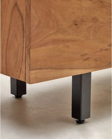 Komoda z masivu akácie v přírodní barvě 100x155x40,5 cm Uxue – Kave Home