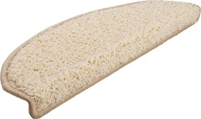 Schodové rohože 30 ks 65 x 21 x 4 cm krémové, půlkulaté, velké 3365816