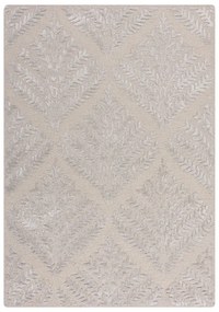 Šedobéžový ručně tkaný koberec s příměsí vlny 200x290 cm Sloane – Flair Rugs