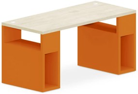 Artspect DS304-D-1607 - Stůl s úložnými podnožemi 160x70cm - Orange