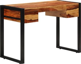 Psací stůl se 2 zásuvkami 110 x 50 x 77 cm masivní akácie 247401