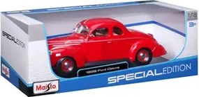 Maisto - 1939 Ford Deluxe Coupe, červená, 1:18