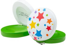 Bigjigs Toys Kastaněty hvězdičky 1 ks zelená