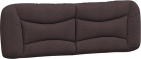 Postel s matrací Hvar tmavě hnědá 160 x 200 cm textil 3208544