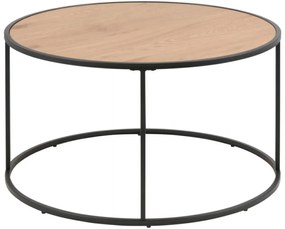 OnaDnes -20% Scandi Dubový kulatý konferenční stolek Darila 80 cm