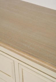 Komoda Rimini 120 cm z masivu krémová