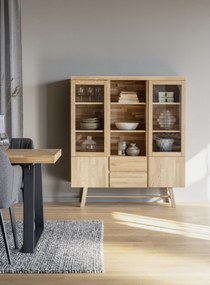 ROWICO Dřevěný kabinet BROOKLYN světle hnědý 108596