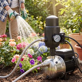 Tlakový spínač pro domácí vodárnu Wiltec SKD-2D – 230 V, 3 bar (51247)
