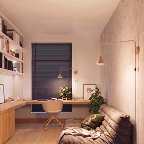 Sollux Lighting Nástěnné svítidlo NOX taupe do zásuvky