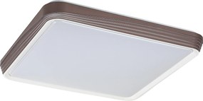 Rabalux Hnědé stropní LED svítidlo Druzor hranaté 480x480mm 40W 71166