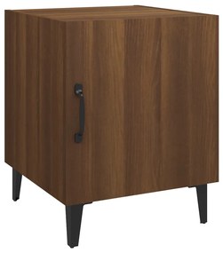 817319 vidaXL Noční stolek hnědý dub kompozitní dřevo