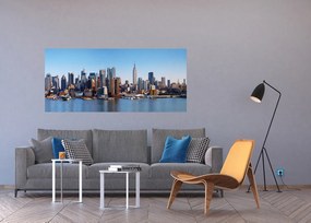 Vliesová fototapeta na zed' Zátoka s Mrakodrapy | 202 x 90 cm | DFTNH2728