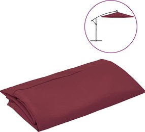 Náhradní potah na slunečník Bordeaux 350 cm 313816