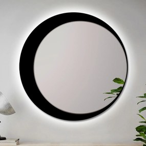 Zrcadlo Moony Black LED Rozměr: 50 x 50 cm