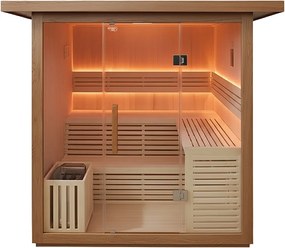 BPS-koupelny Finská zahradní sauna  180x180, 4-6 osoby