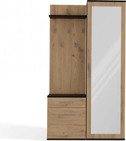 FALCO Předsíňová sestava Topaz antracit/dub artisan