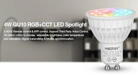 LED Solution Mi-Light MiBoxer RF LED žárovka RGB+CCT 4W GU10
