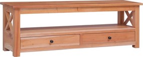vidaXL TV stolek 115 x 30 x 40 cm masivní mahagonové dřevo [337081] Barva: Přírodní