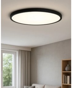 LED Stropní svítidlo LED/40W/230V 3000/4000/6500K pr. 50 cm černá