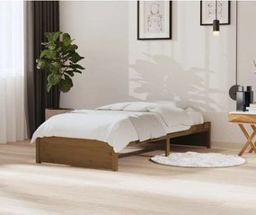 vidaXL Rám postele masivní dřevo 90 x 200 cm [814937] Barva: medová hnědá