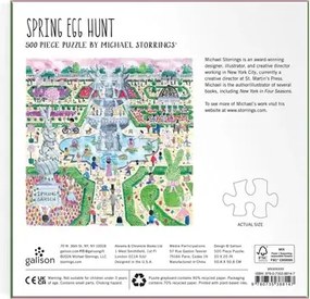 GALISON Puzzle Michael Storrings Velikonoční hledání vajíček 500 dílků
