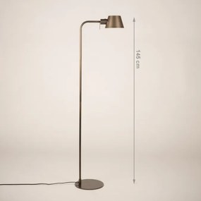 Stojací designová lampa Sabre Brown