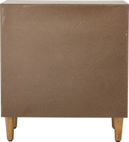 BLOOMINGVILLE Komoda VESTER hnědá 61x56cm