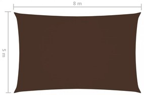 Stínící plachta obdélníková 5 x 8 m oxfordská látka Dekorhome Béžová